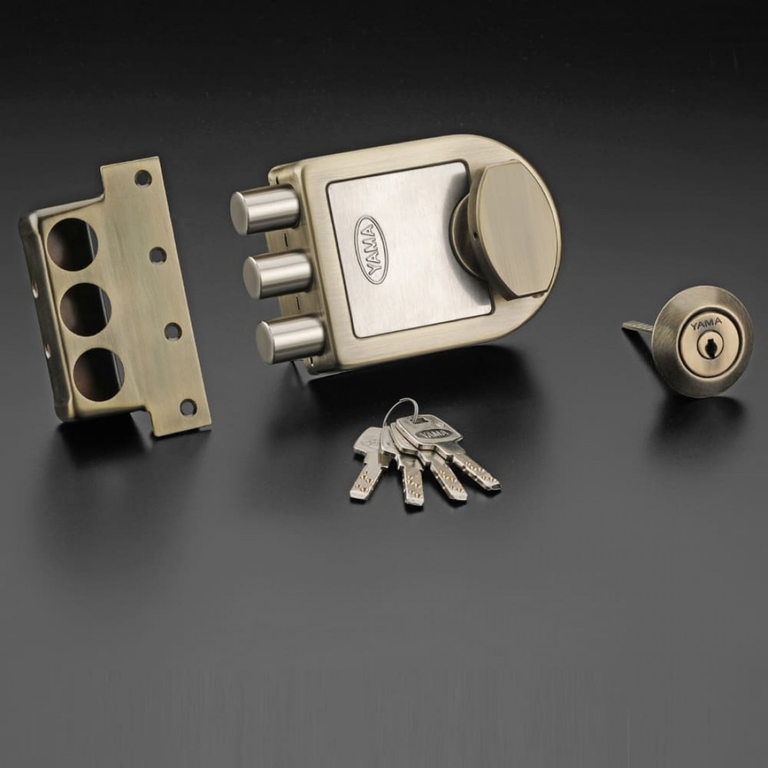 Door Safety Triple Bolt 1CK LOCKS
